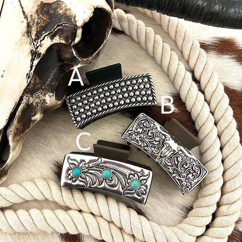 Western Style Hair Claw - Etsy