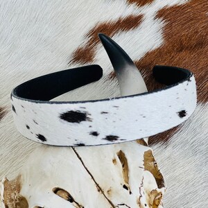 WESTERN COWHIDE HEADBAND I Western Accessory I Southwestern Style I ...