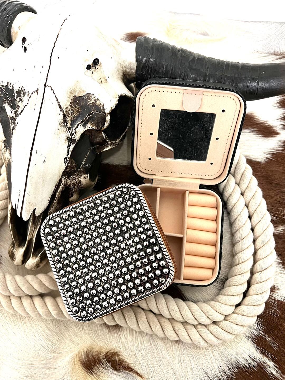 WESTERN JEWELRY BOX I Western Style Bubble Plate Jewelry Box I Western ...