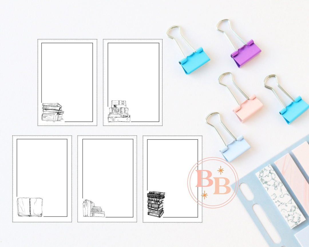 Multiple Book-themed Author Vol. 4 Signature Book Plates // Autograph ...