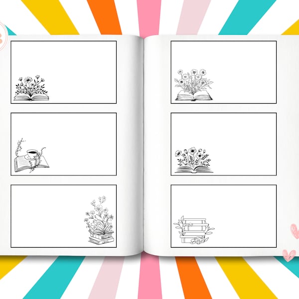 Book Plates Stickers - Etsy