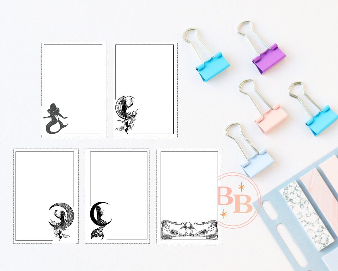 Multiple Mermaid-themed Author Signature Book Plates // Autograph Books ...