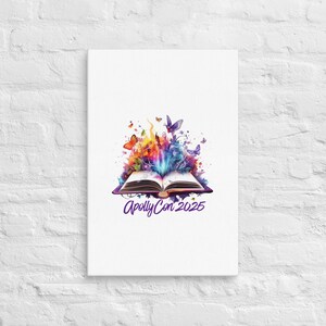 Apollycon 2025 VENDOR Book CANVAS Poster, Signatures Author Signature ...