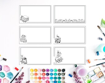 Woodland Bookplates - Etsy