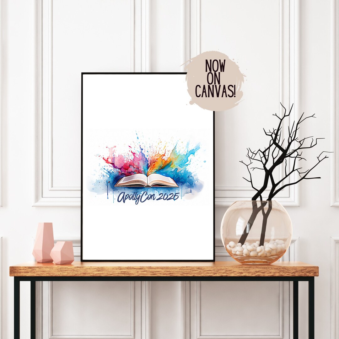 Apollycon 2025 VENDOR Book CANVAS Poster, Signatures Author Signature ...