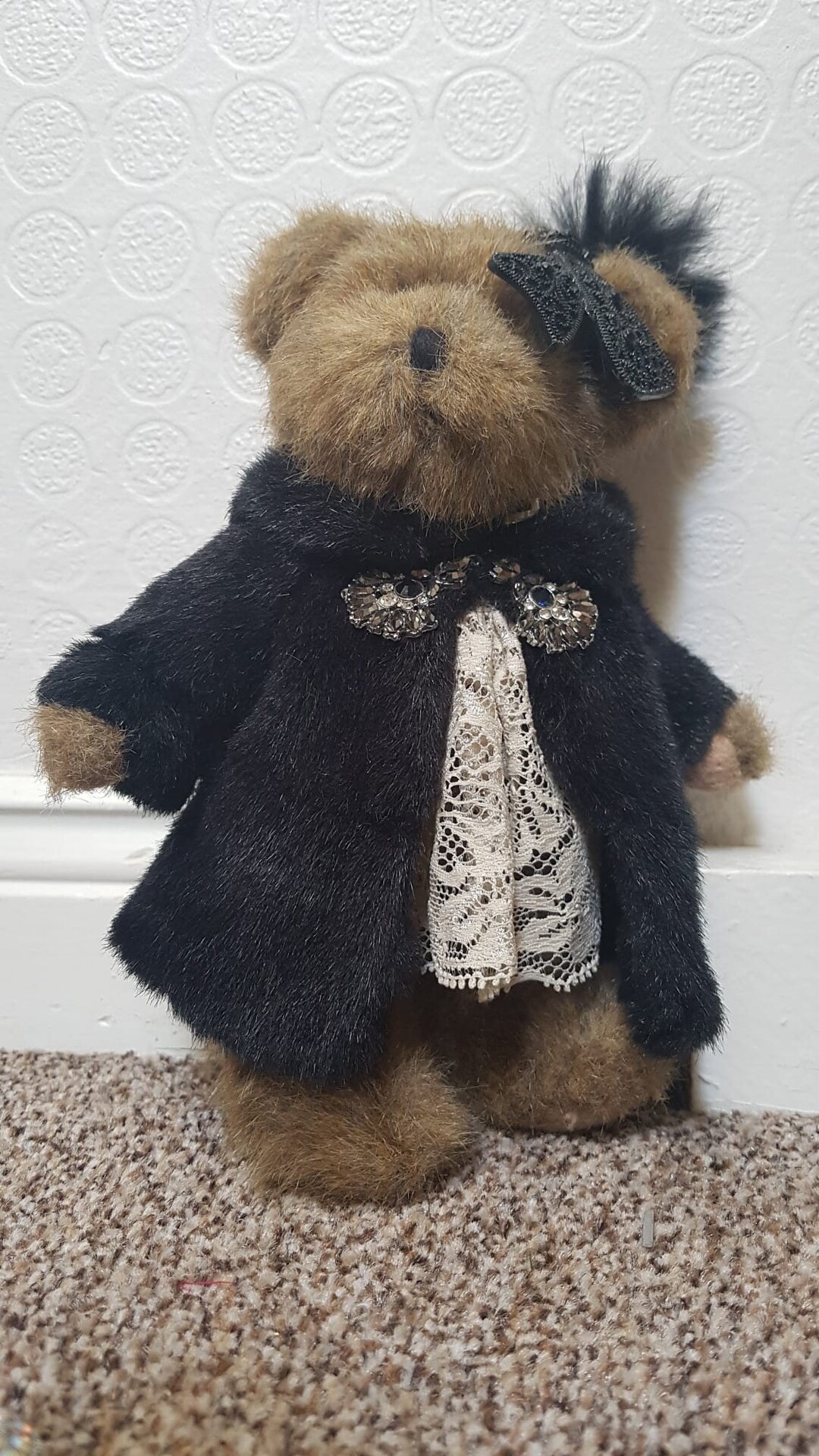 Vintage Inspired Jointed Teddy Bear Comes With Handbag - Etsy