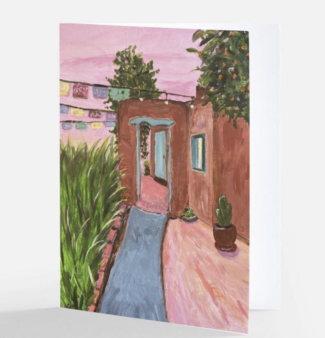 Old Town Albuquerque Note Card Set set of 4 Cards - Etsy