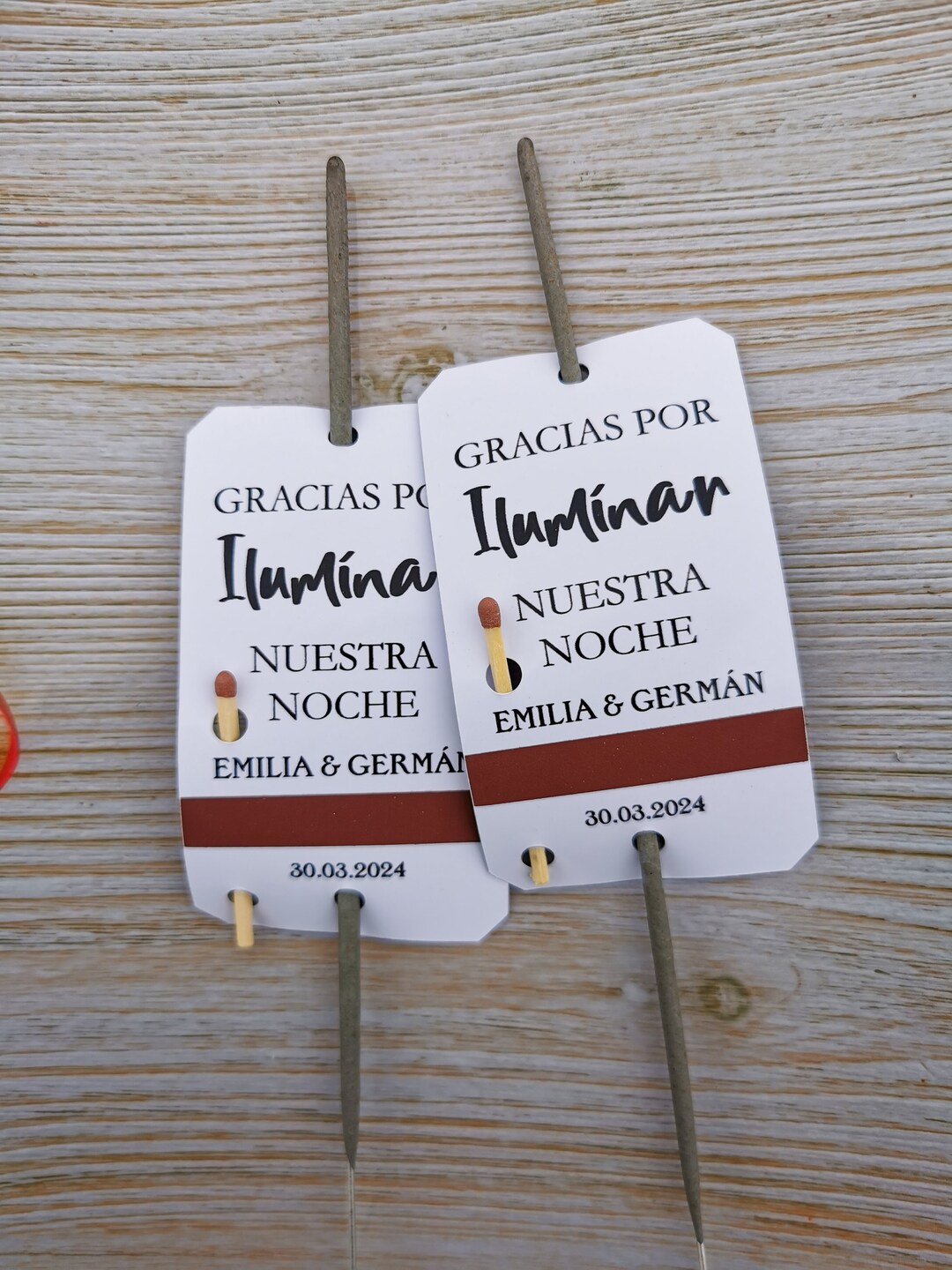 Custom Sparkler Tags for Weddings,etiquetas De Bengala, Parties and ...