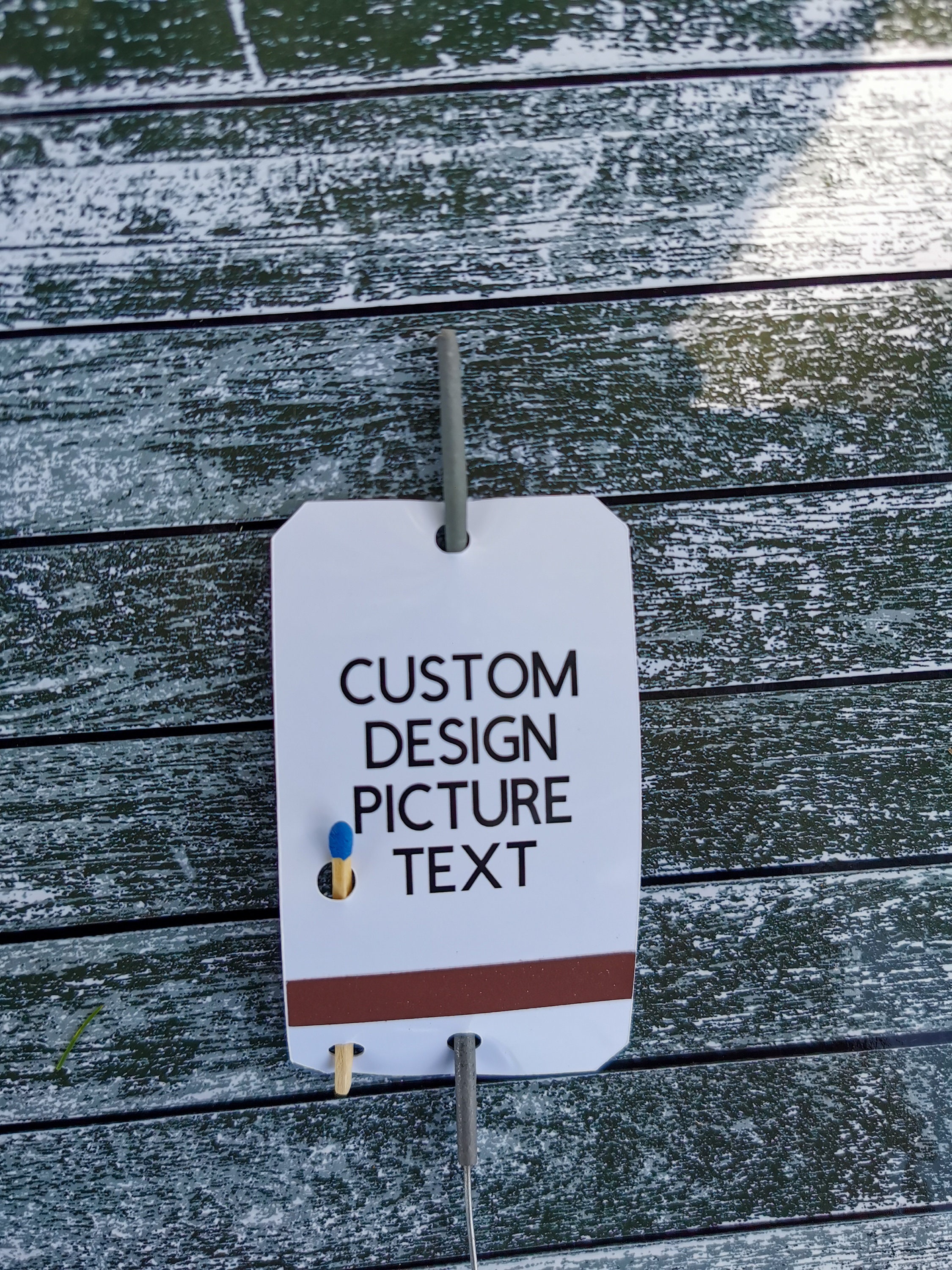 Let Love Sparkle, Custom Text Logo Personalized SPARKLER TAGS for ...