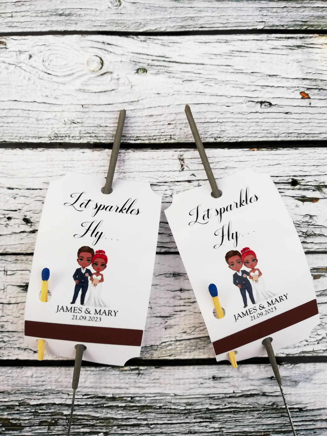 Wedding Send off Sparkler Tags, Help Us Light the Way, for the New ...