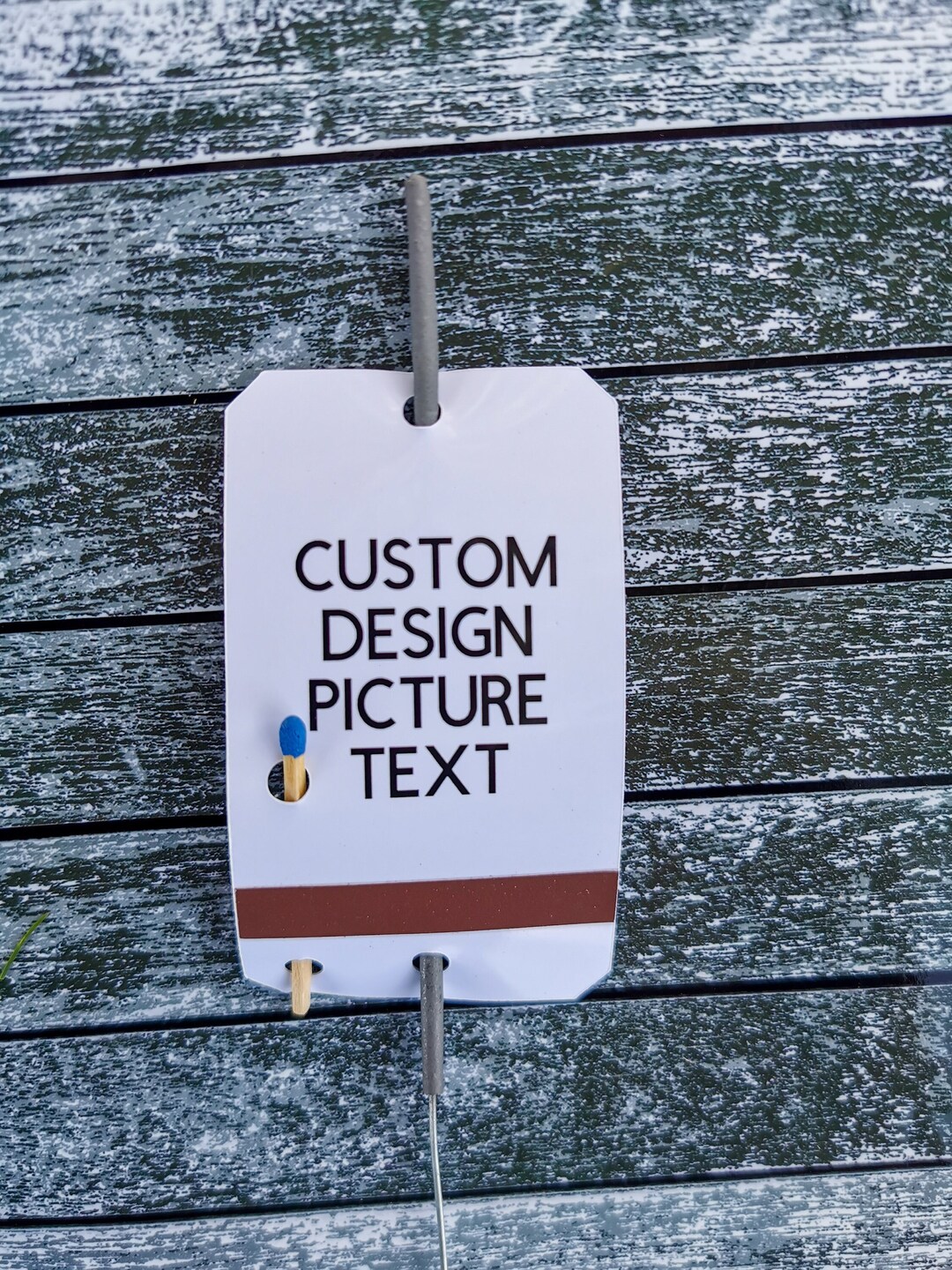 Let Love Sparkle, Custom Text Logo Personalized SPARKLER TAGS for ...