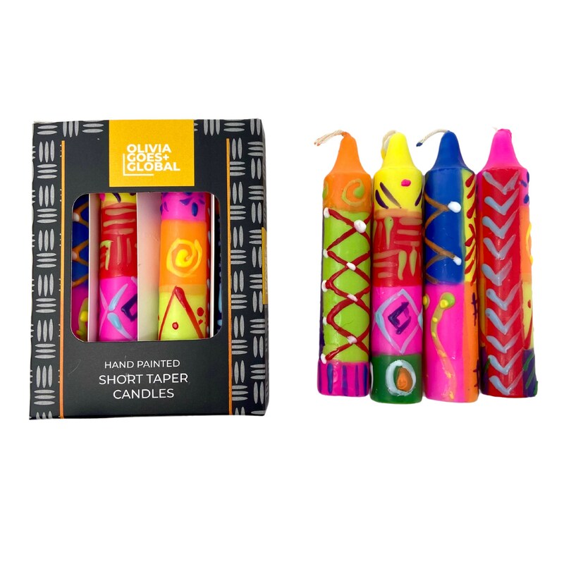 Colorful Candles - Etsy