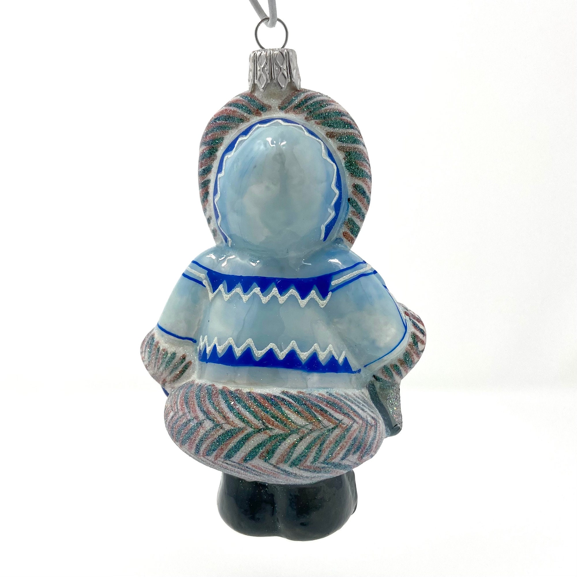 Inuit Girl Christmas Ornament Holidays Around the World Arctic Blue - Etsy