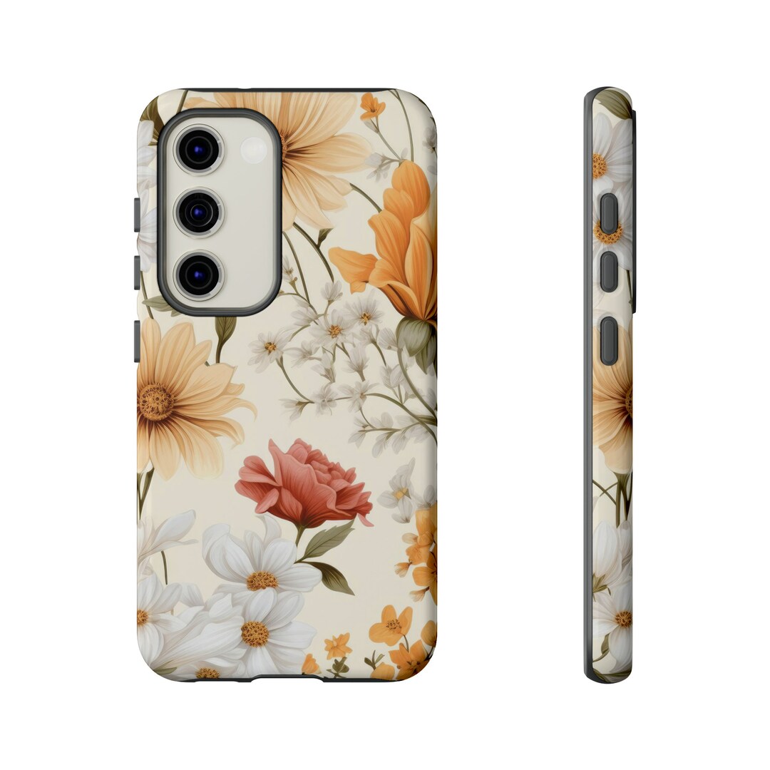 Cottage Core Flowers Tough Cases, Phone Case, Cottage Core - Etsy