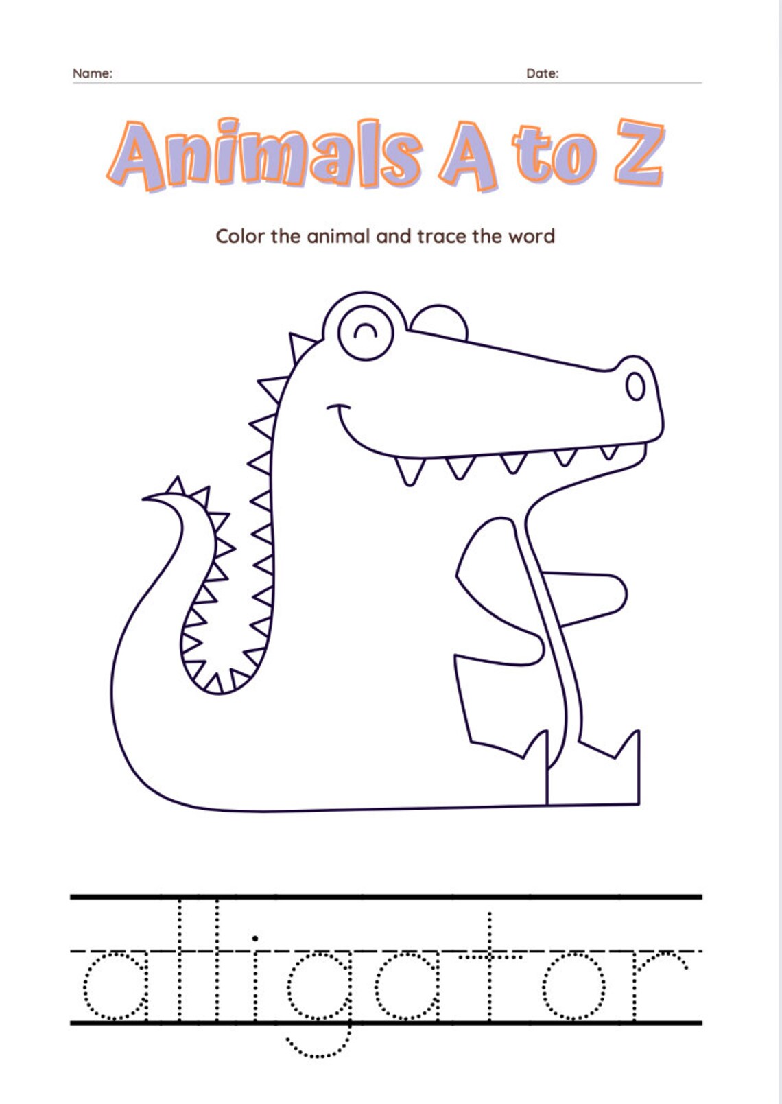 Kids Writing Practice Activity and Colouring Workbook - Printable PDF ...