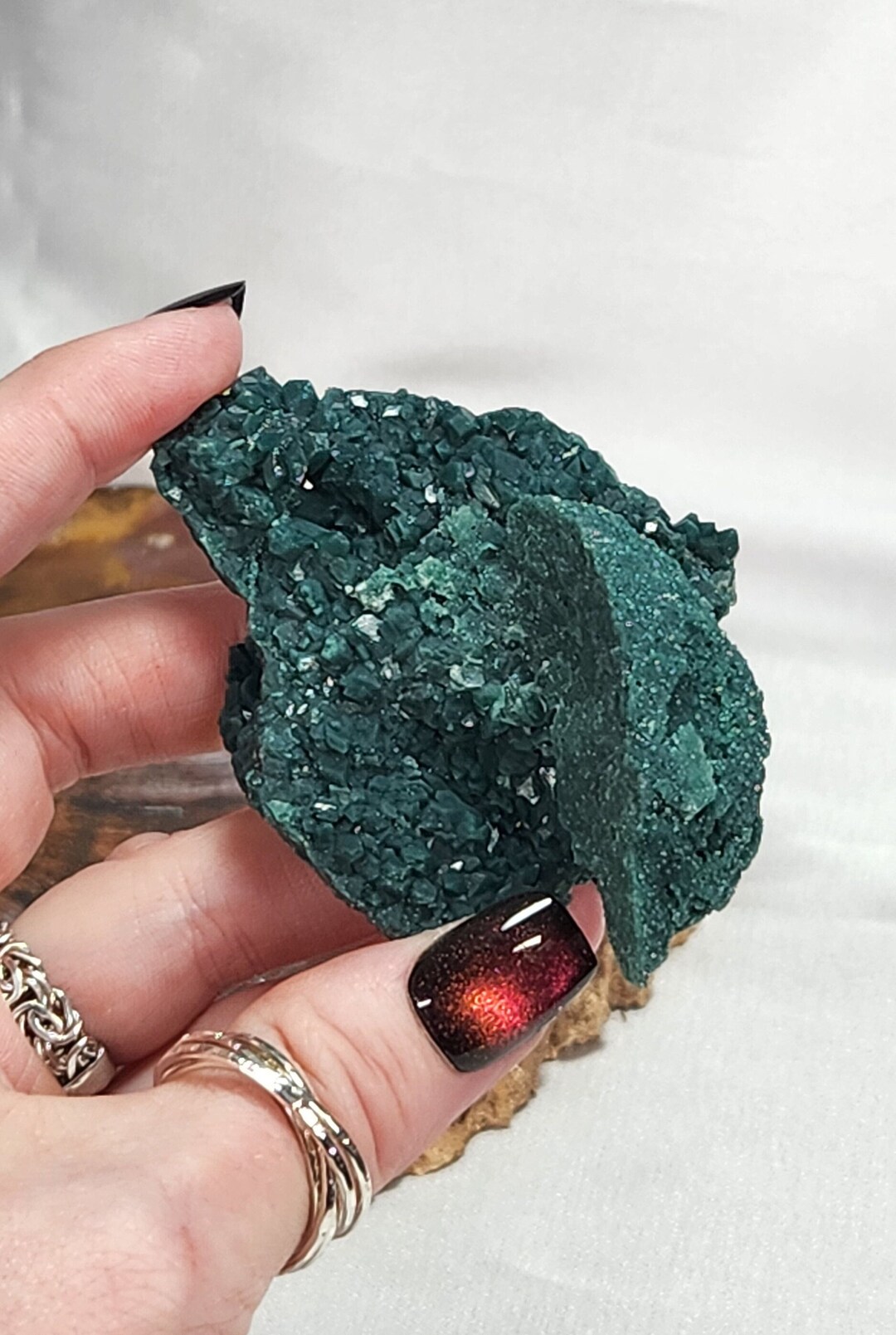 Celadonite Included Apophyllite marshy Apophyllite maharashtra, India ...