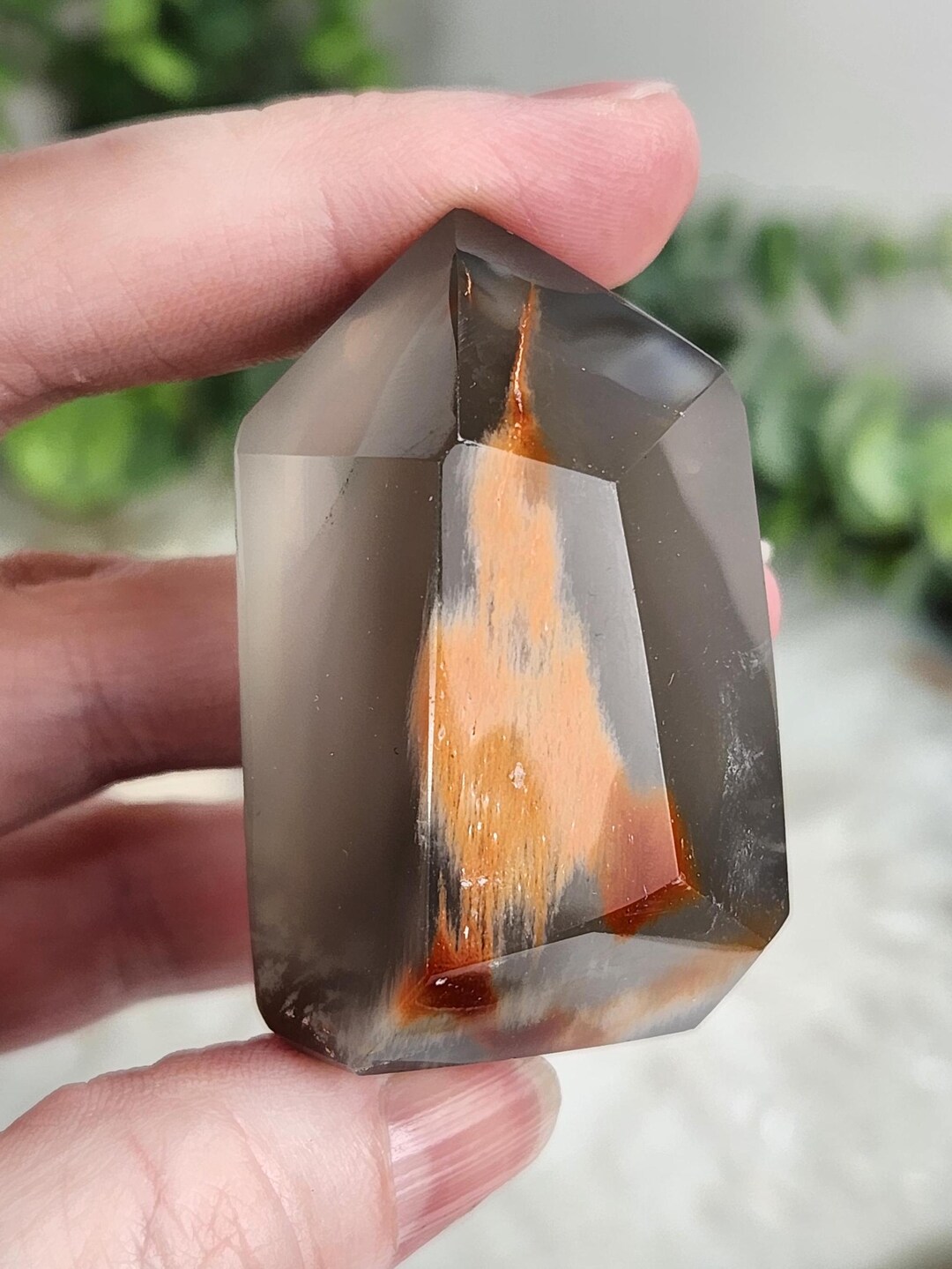 HQ Silver Rutile in Quartz Tower / Amphibole Quartz (brazil) - Etsy