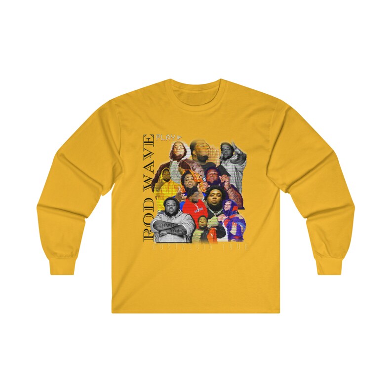Rod Wave Nostalgia Tour Ultra Cotton Long Sleeve Tee - Etsy