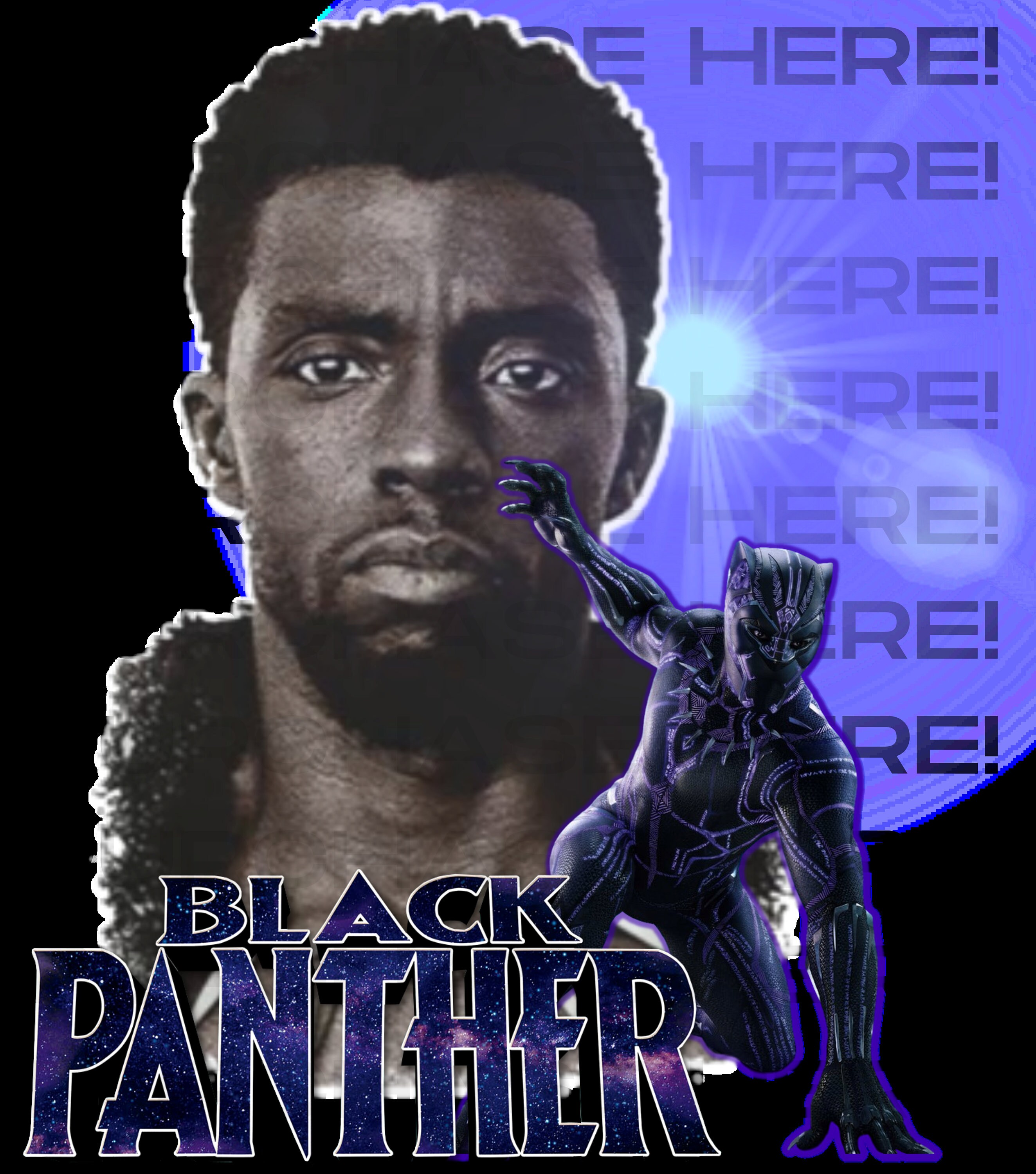 Chadwick Boseman PNG Download - Transparent - Etsy