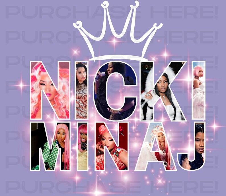 Transparent Nicki Minaj PNG - Etsy