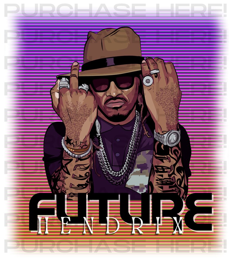 Future Hendrix PNG Download - Transparent - Etsy
