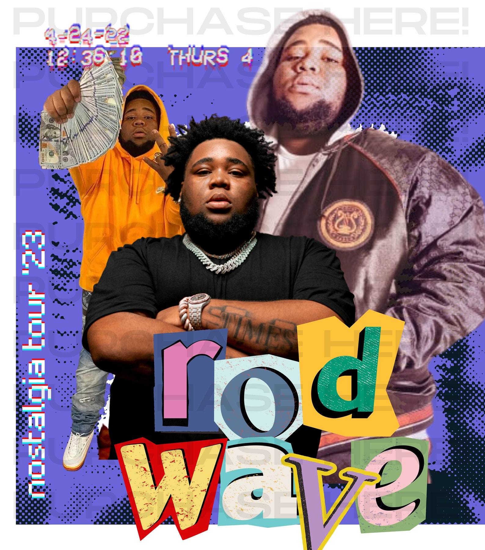Rod Wave Nostalgia Tour PNG Download Transparent - Etsy