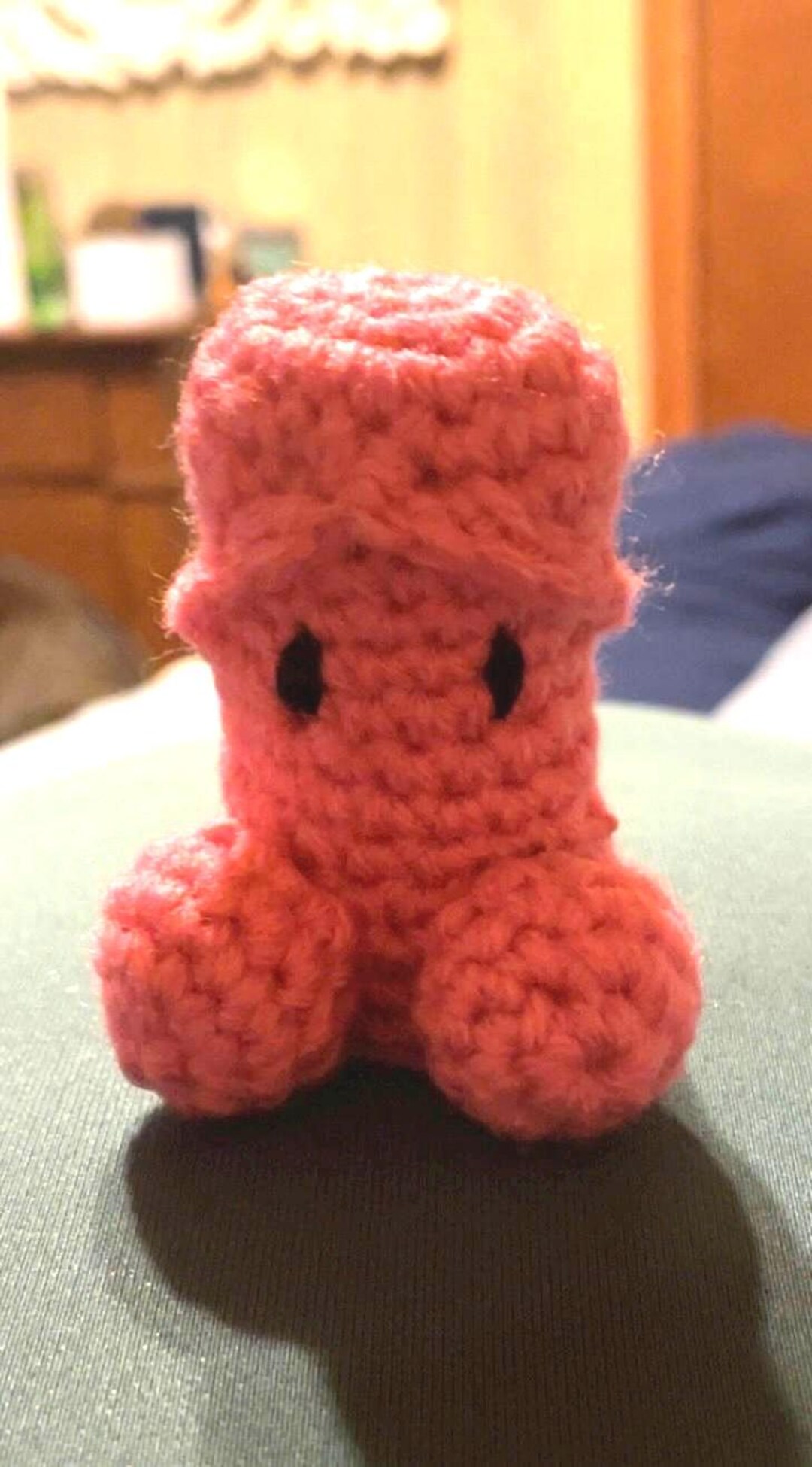 Crocheted Peen Keychain - Etsy