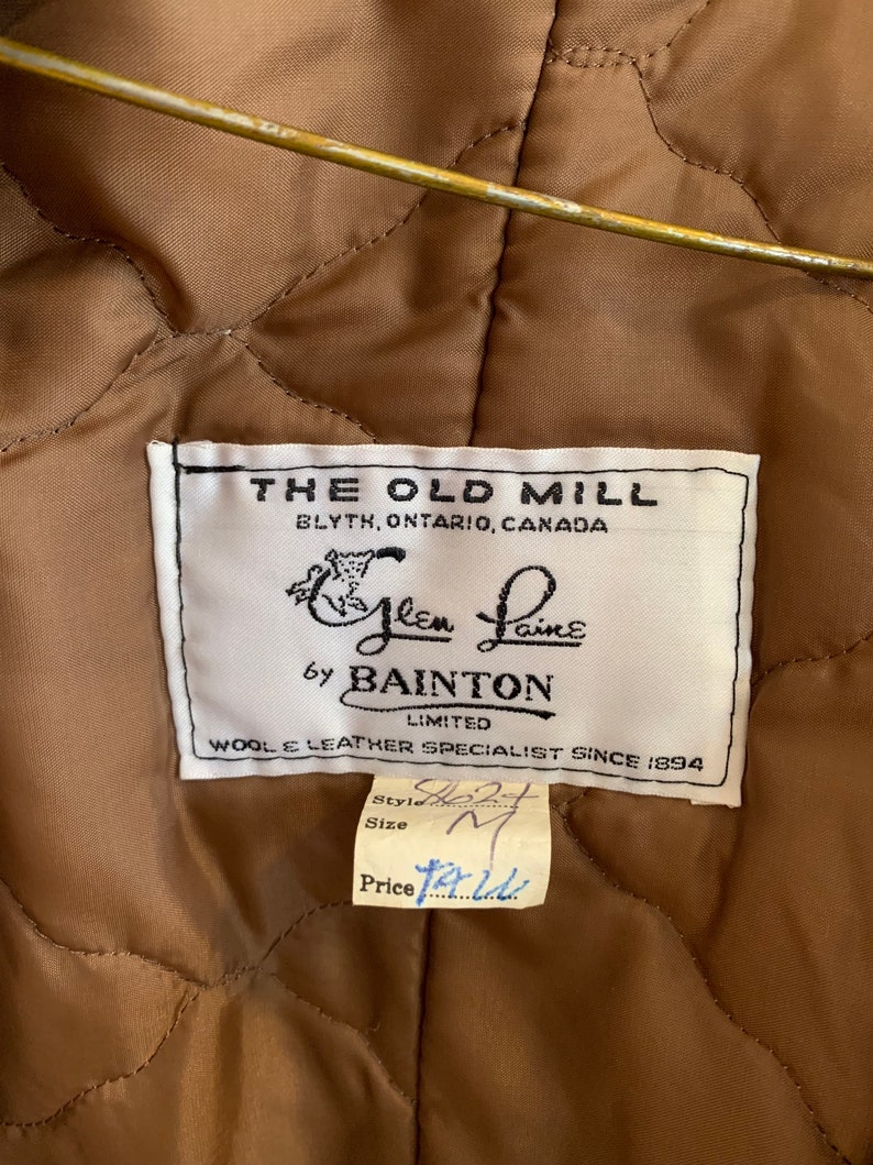 1980s Vintage Old Mill Leather Jacket - Etsy