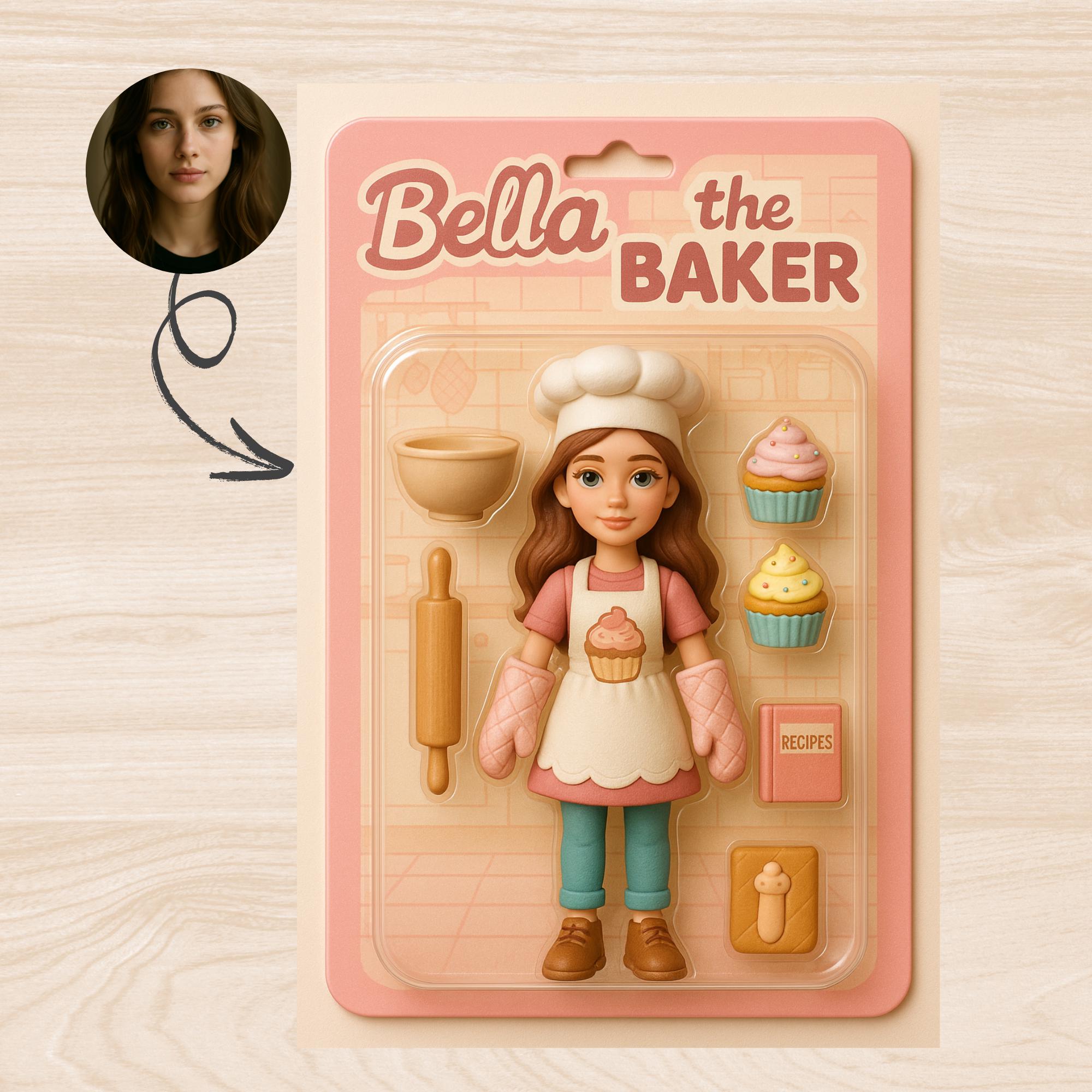 Custom 3D Action Figure Portrait: Toy Box Style (digital Download - Etsy