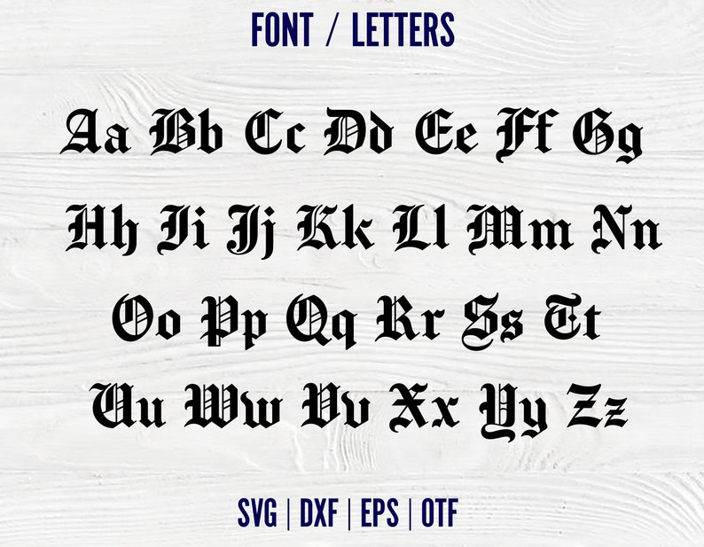 Old History Font Svg Decorative Letters SVG Alphabet Decorative Font ...