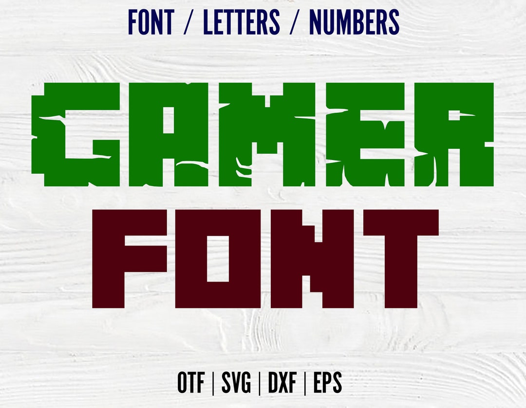 Gamer Svg Letters Cricut, Gamer Font Otf, Video Game Font Svg, Gamer ...