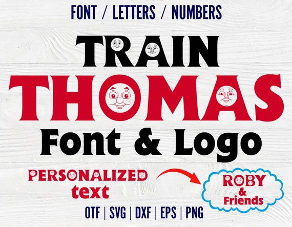 Train Font OTF Train Letters SVG Cricut Train Logo - Etsy