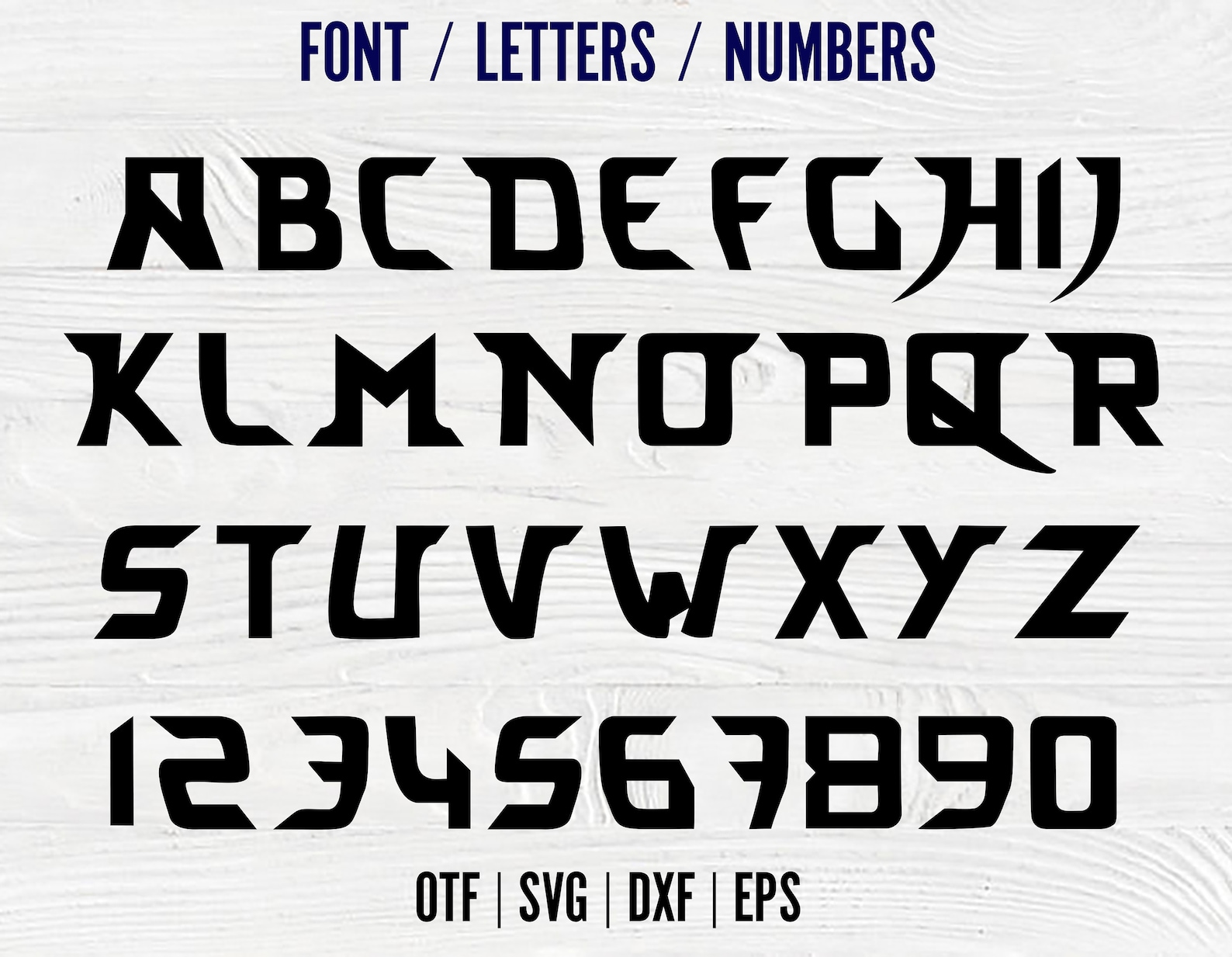 Ninja Font OTF Ninja Letters SVG File for Cricut Ninja Shirt - Etsy