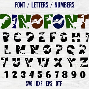 Dinosaur Svg Letters Dinosaur Font Otf Install Dinosaur Baby Font SVG Dino Font Svg Dinosaur ...