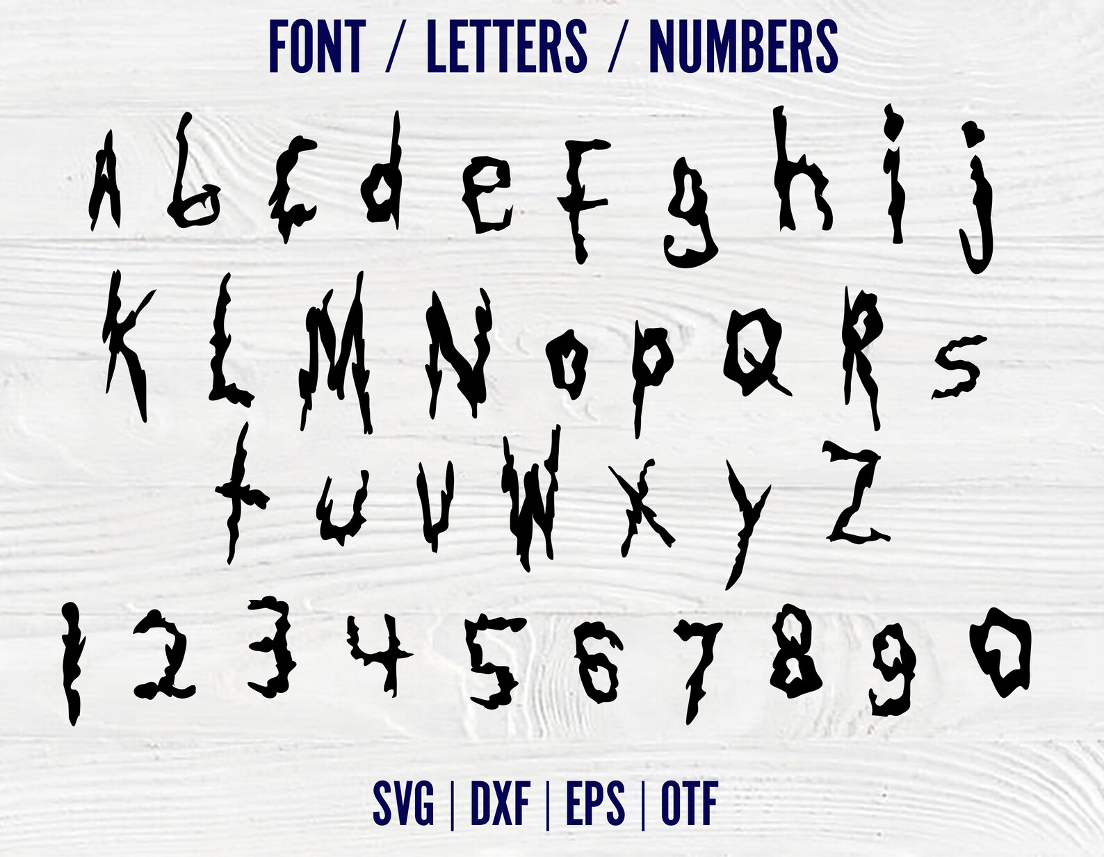 Cartoon Font OTF Cartoon SVG Alphabet Letters Cricut Rick Svg Letters ...