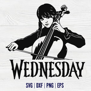 Wednesday Font, Wednesday Letters Svg Cricut, Wednesday Svg, Gothic ...