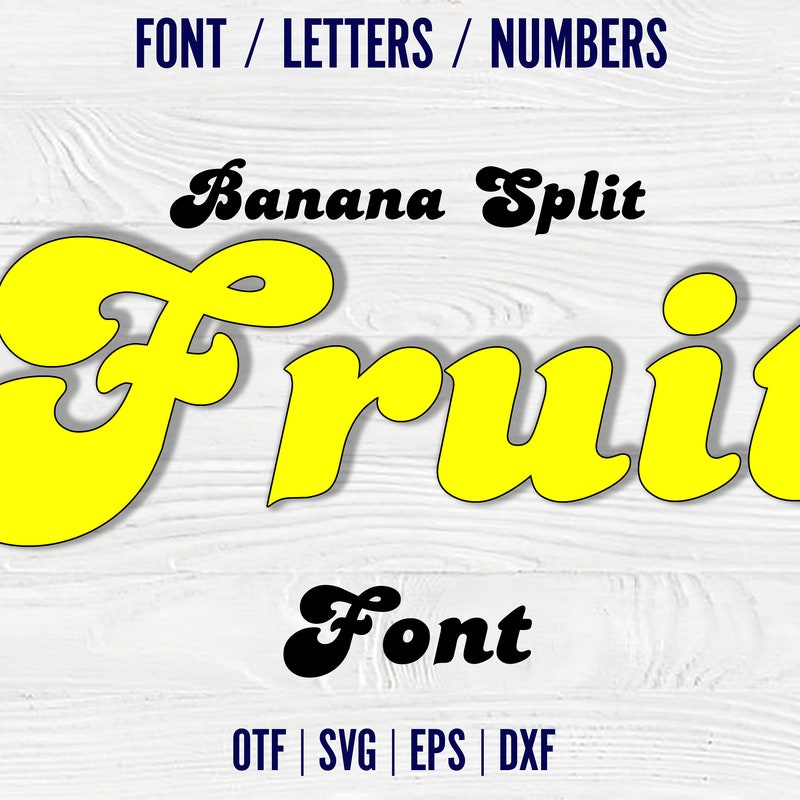 Savannah Bananas Font - Etsy
