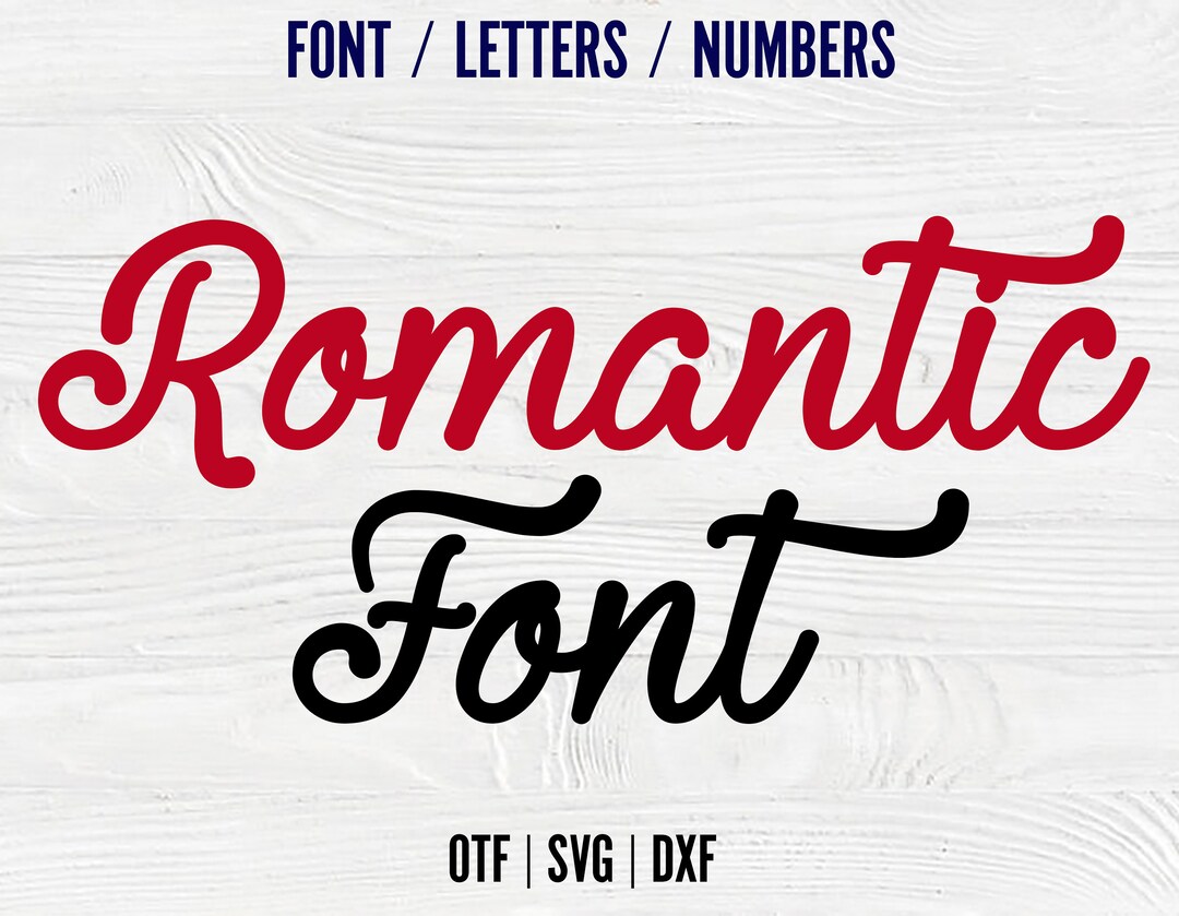 Romantic Font Otf, Calligraphy Font Wedding Font Calligraphy Letters ...