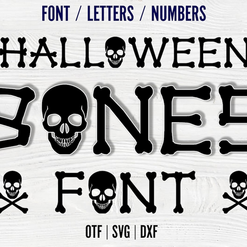 Cricut Letters Bones - Etsy