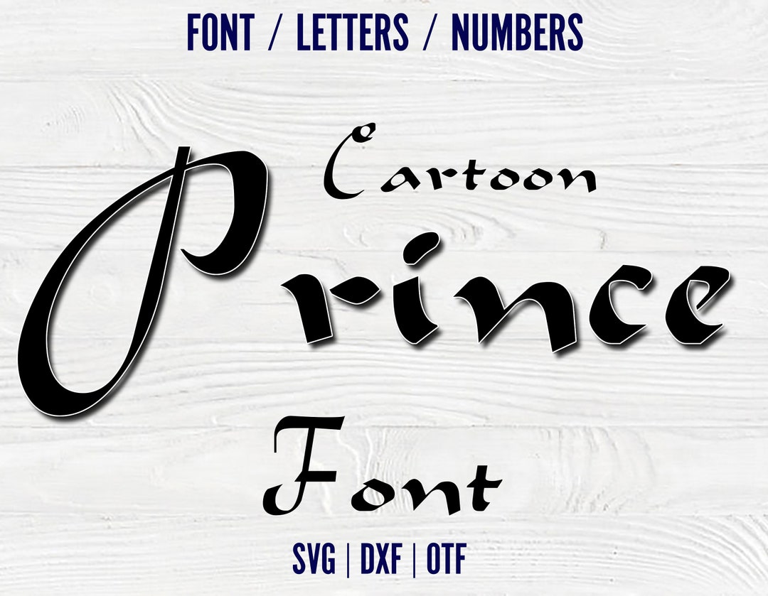 Prince Font Otf, Prince SVG Letters Baby Font OTF Baby Letters SVG ...