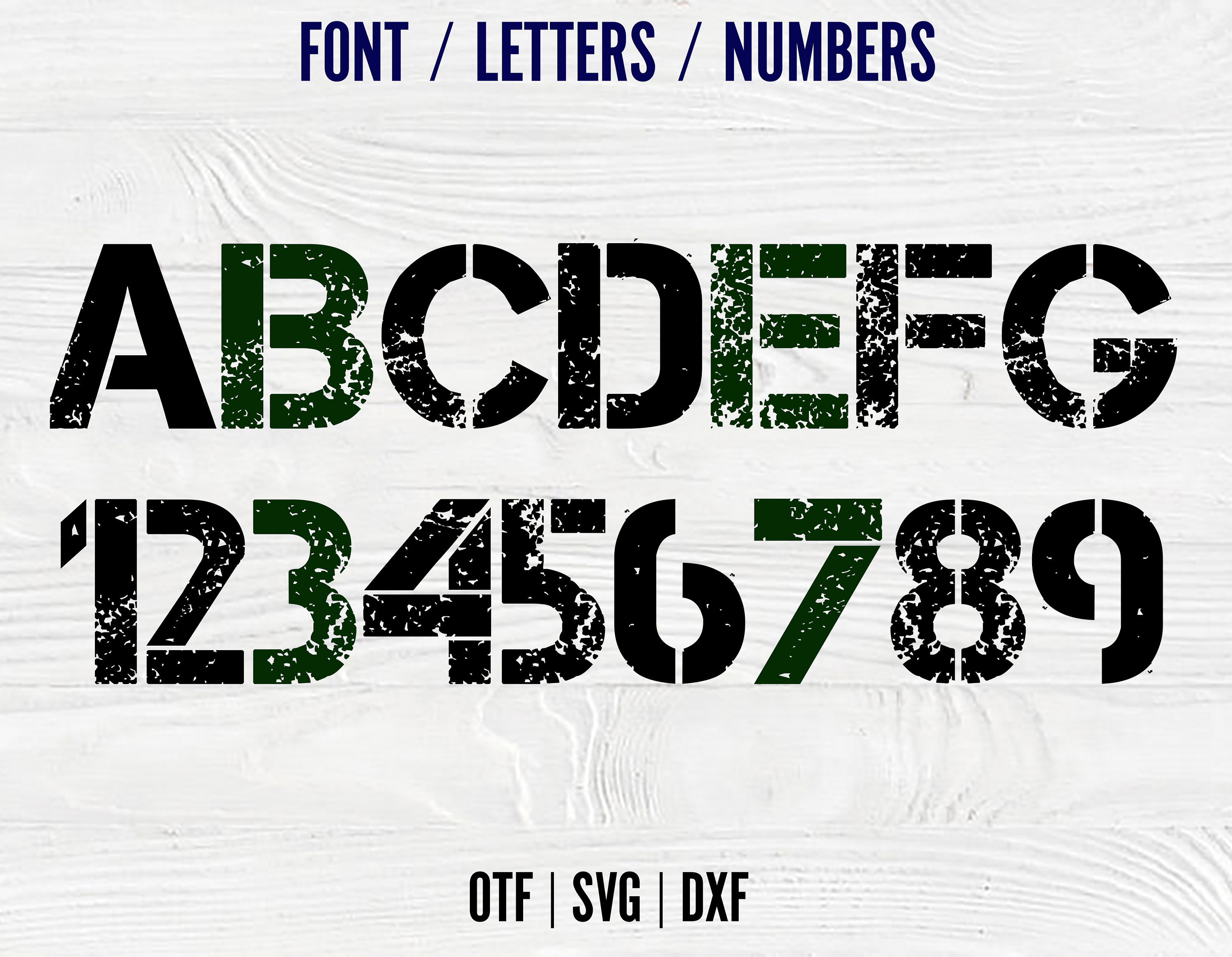 Stencil Font Svg Stencil Letters SVG Alphabet Decorative Font OTF ...