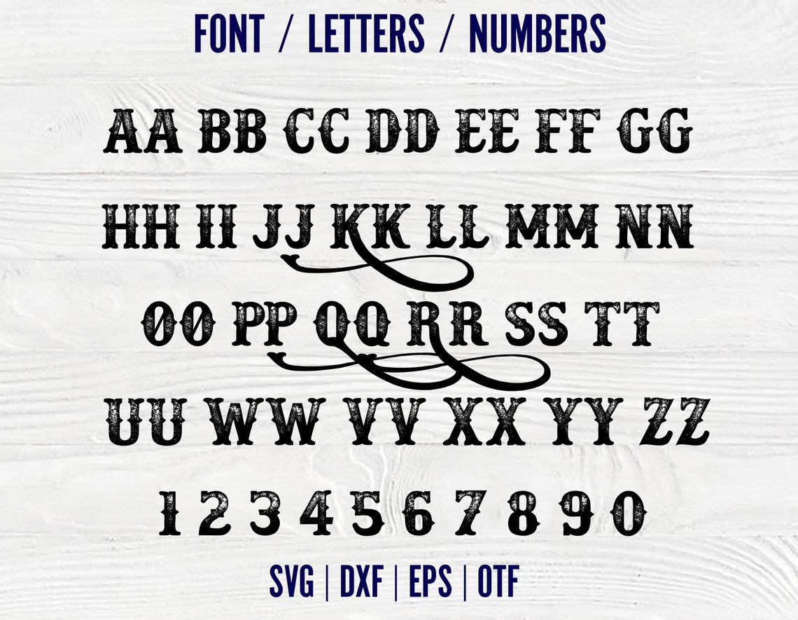 Western Letters SVG Cowboy Font Svg Cowboy Svg Letters Cricut - Etsy