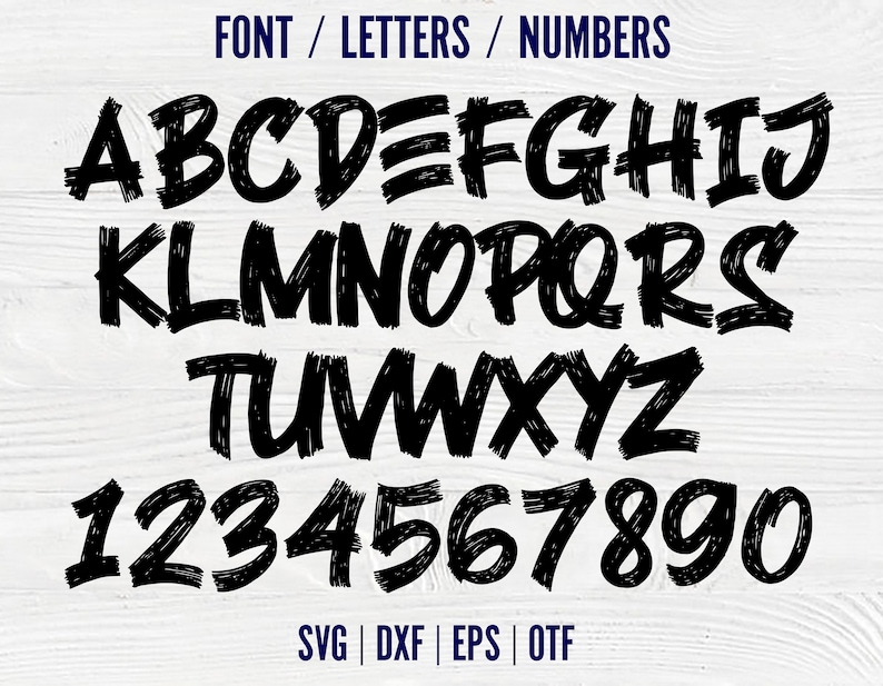 Rock Font OTF Rock Letters SVG Rocker Font Svg Rock Svg - Etsy