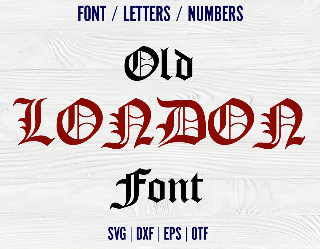 Old London Font Svg Decorative Letters SVG Alphabet Decorative Font OTF ...