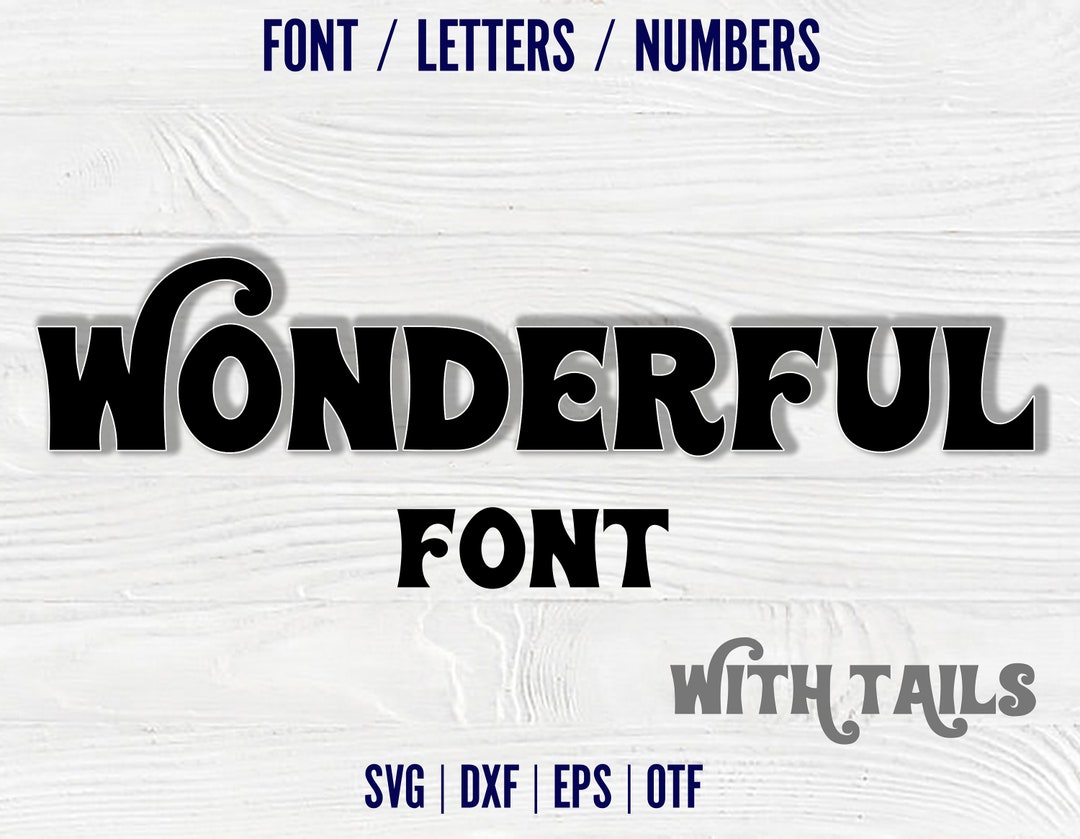 Wonderful Font OTF, Magic Letters SVG Magic Font Svg Wonder Letters Svg ...