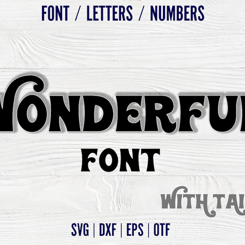 Wonderly Font - Etsy