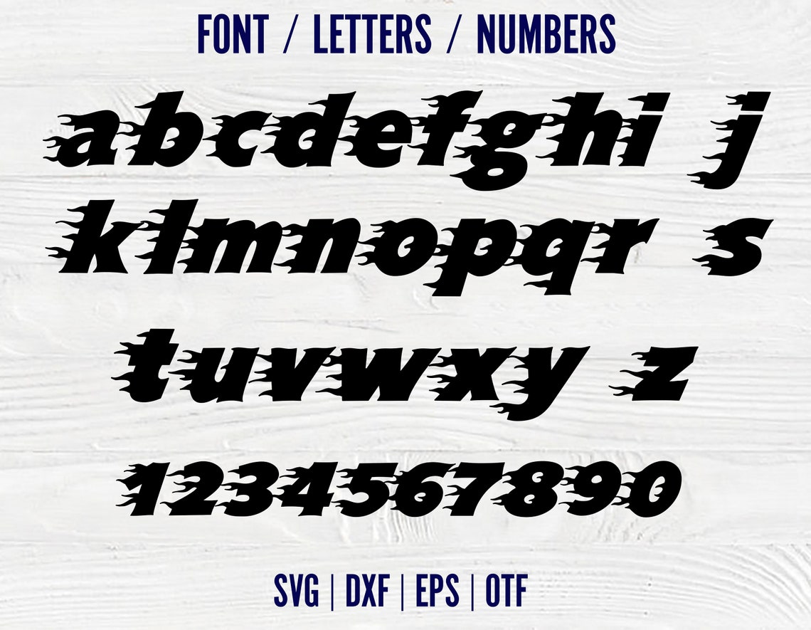 Fiery Font OTF Flame Letters SVG Fire Font Svg Fiery Svg - Etsy