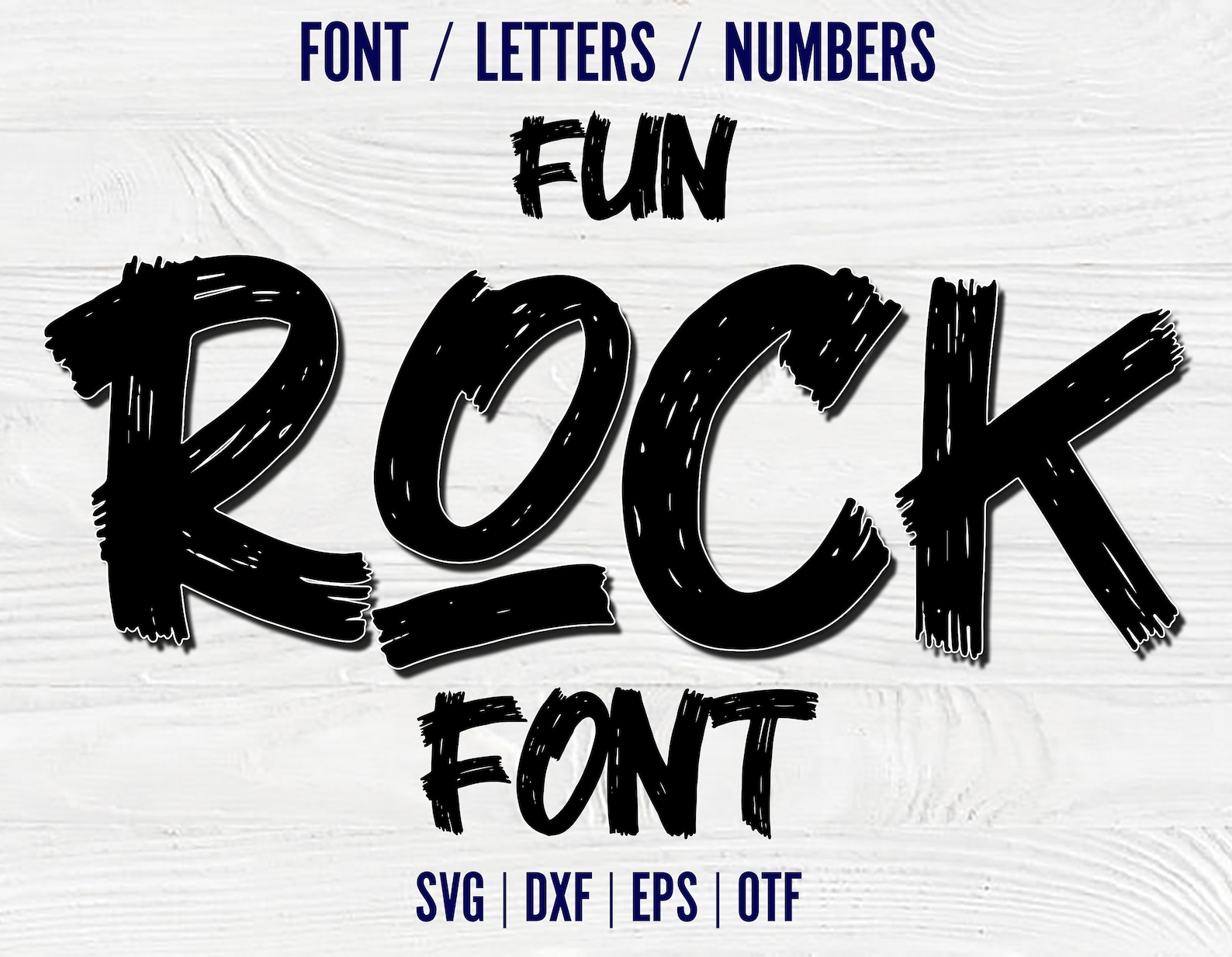 Rock Font OTF Rock Letters SVG Rocker Font Svg Rock Svg - Etsy