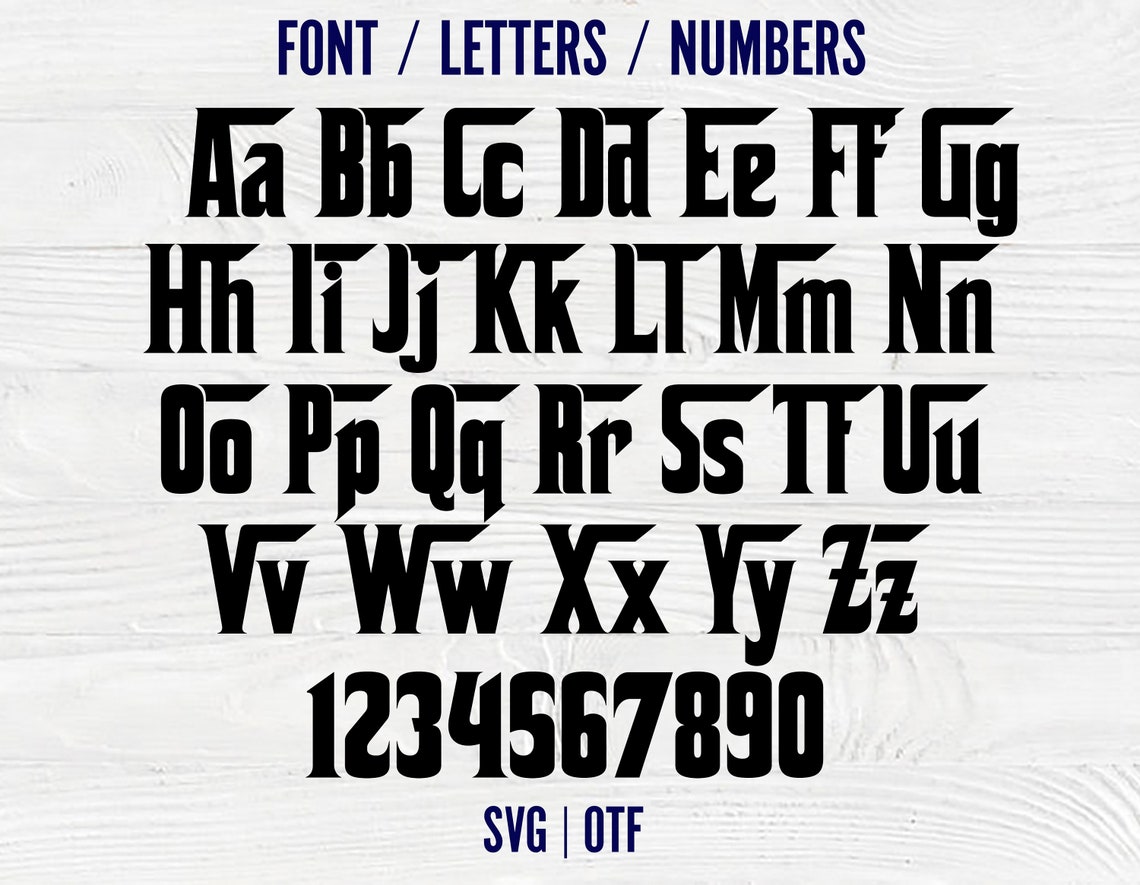 Movie Font Otf Movie Letters SVG Cricut Mafia Font Svg, Mafia Letters ...