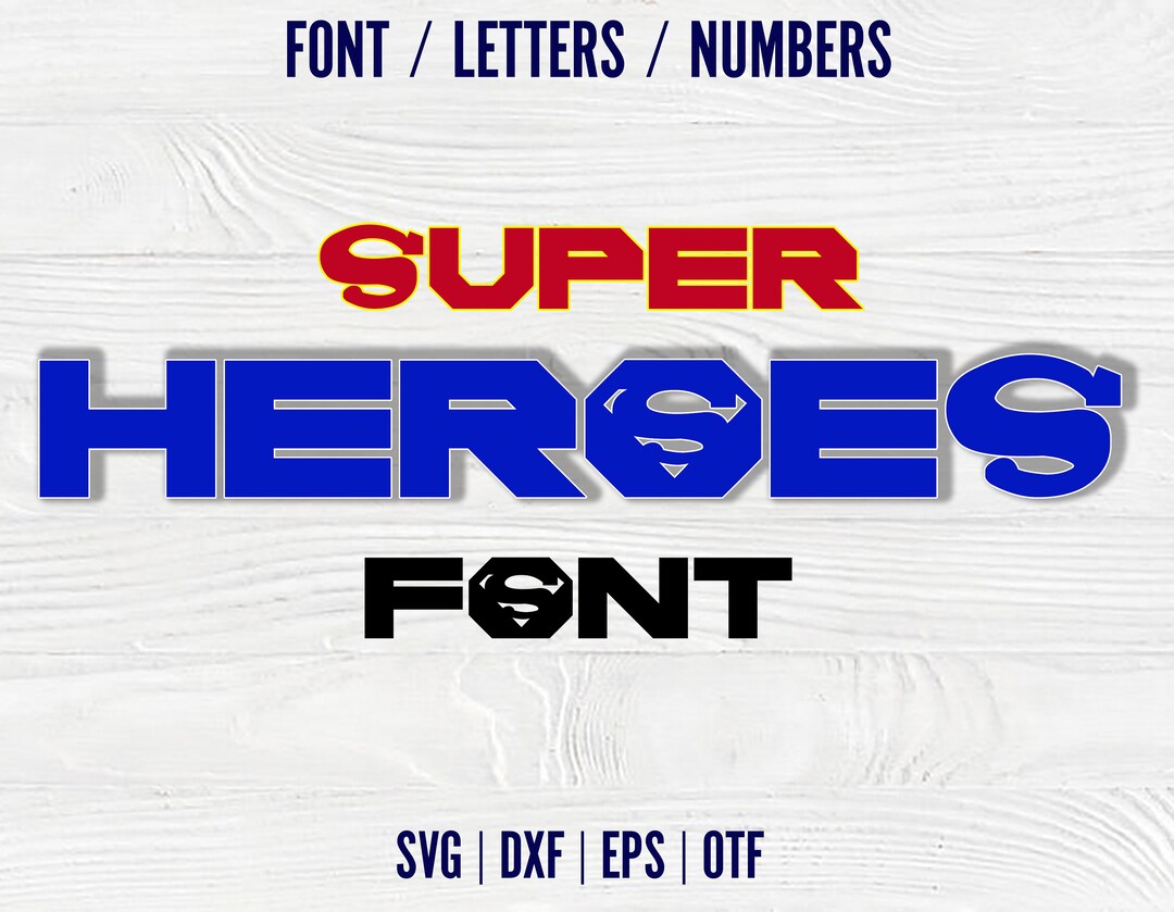 Baby Superhero Font OTF, Superheroes SVG Alphabet Letters Cricut Cut ...